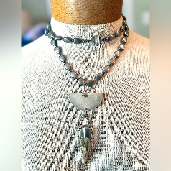 Jewelry | Handmade Unique Antler Toggle Necklace From Marthas Vineyard ...